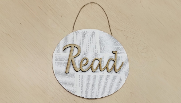 Make & Take: Hanging Read Sign - Cultural Arts Center